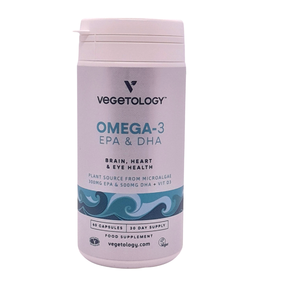 Opti3 Omega3 da alghe vegetali, vegan, senza retrogusto, 300mg EPA, 50 ...